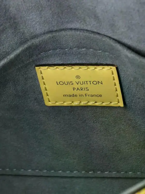 LOUIS VUITTON Cluny Top Handle Bag Epi Leather Mini Satchel - Yellow