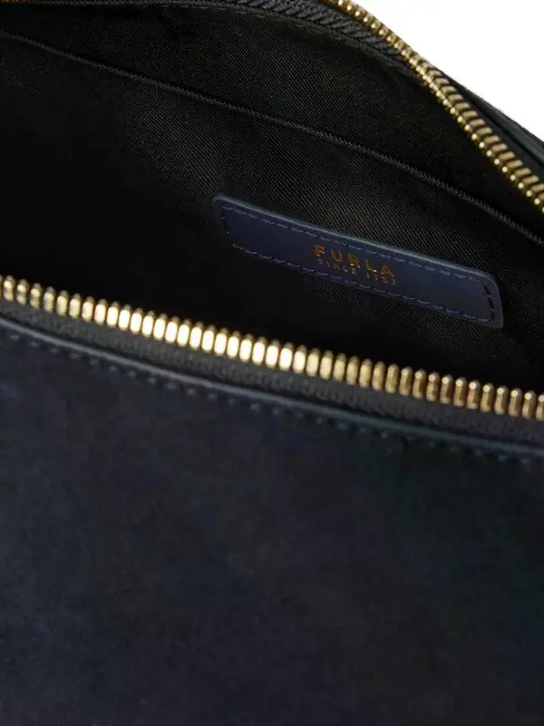 Furla Suede Shoulder Bag