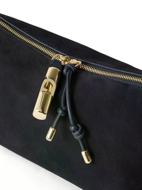 Furla Suede Shoulder Bag