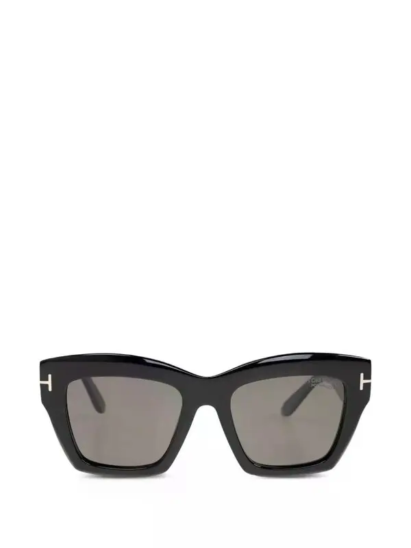 TOM FORD T-logo Cat-eye Sunglasses - Black