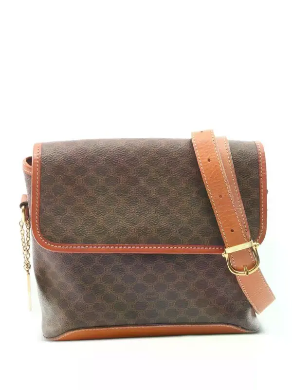 Celine Macadam Shoulder Bag - Brown