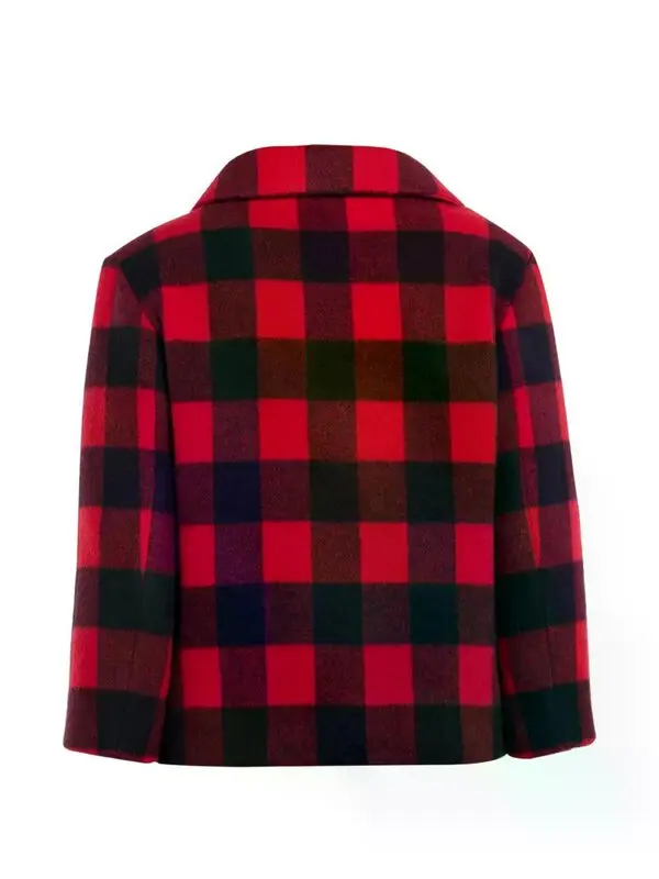 N°21 Check-pattern Patch-pocket Jacket