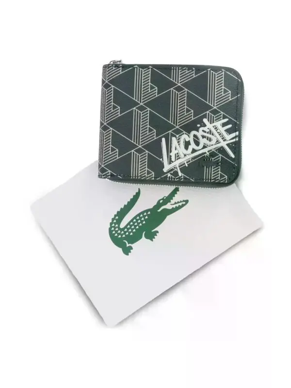 Lacoste Monogram-print Logo-print Wallet