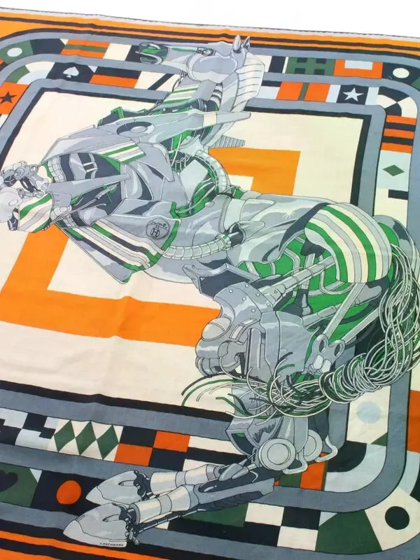 Hermès 2010s Robocabar Scarf
