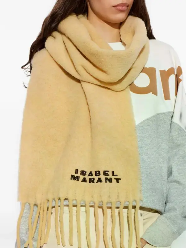 Isabel Marant Étoile Firny Logo-embroidered Scarf