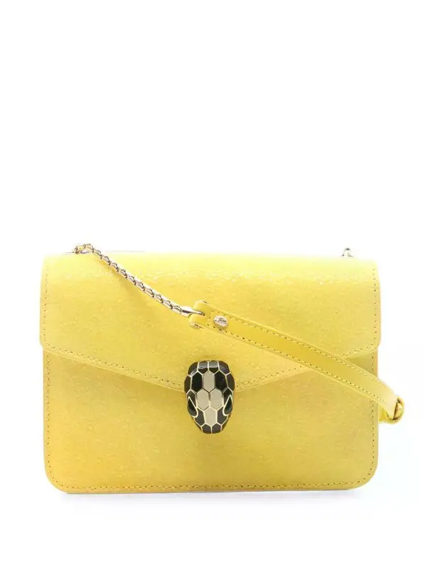 BVLGARI Serpenti Forever Shoulder Bag - Yellow