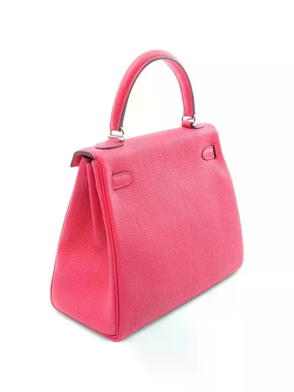 Hermès Kelly 25 Handbag In Togo Leather - Pink