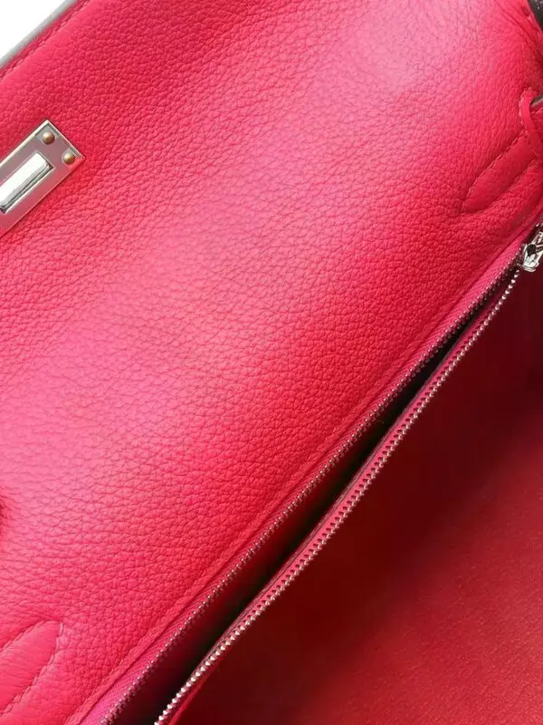 Hermès Kelly 25 Handbag In Togo Leather - Pink