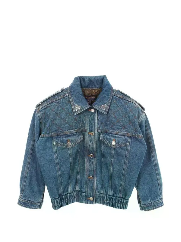 LOUIS VUITTON Quilted Denim Jacket