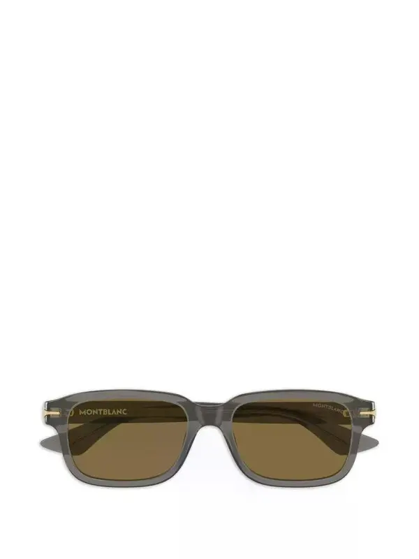 Montblanc Rectangle-frame Sunglasses - Grey