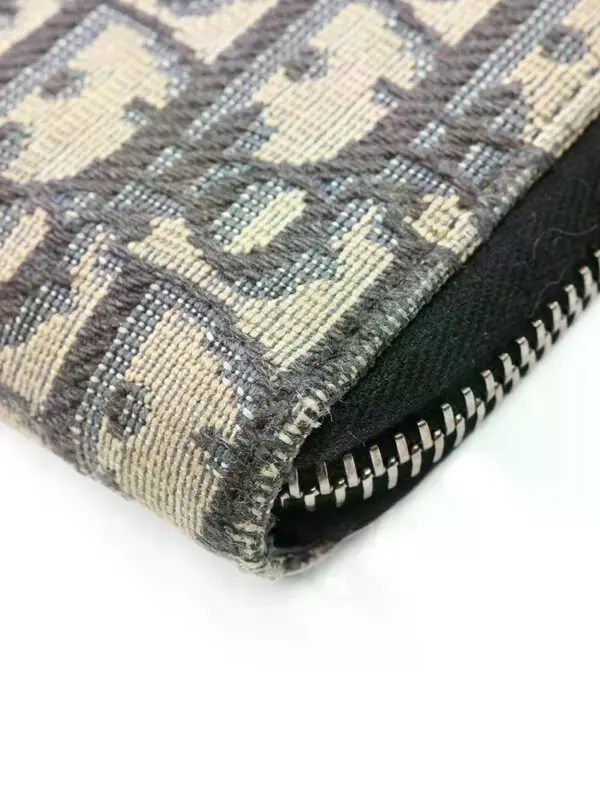Dior 2000s Oblique Zip-around Wallet