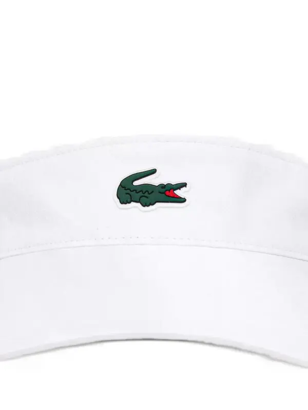 Lacoste Logo Patch Visor - White