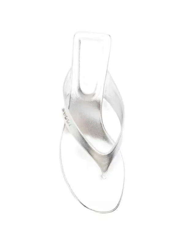 Gucci Thong-strap Sandals - Silver