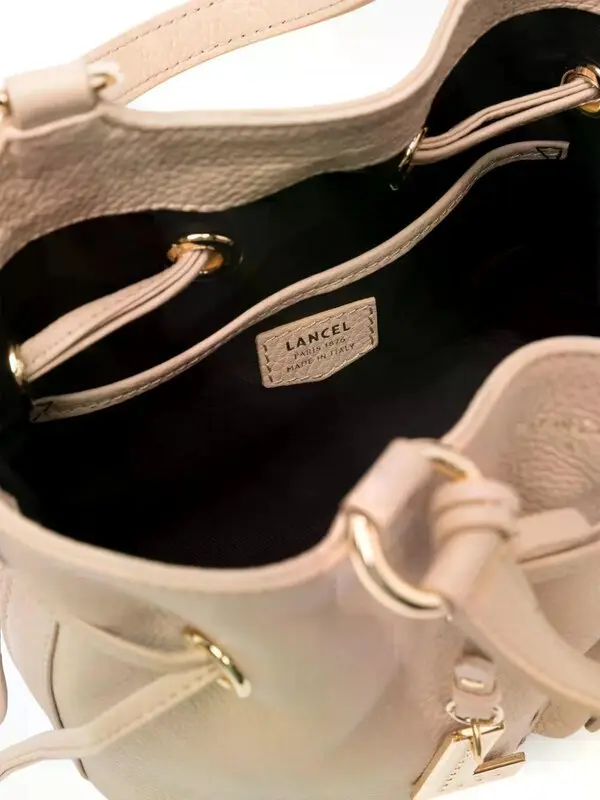 LANCEL Premier Flirt Leather Bucket Bag - Neutrals