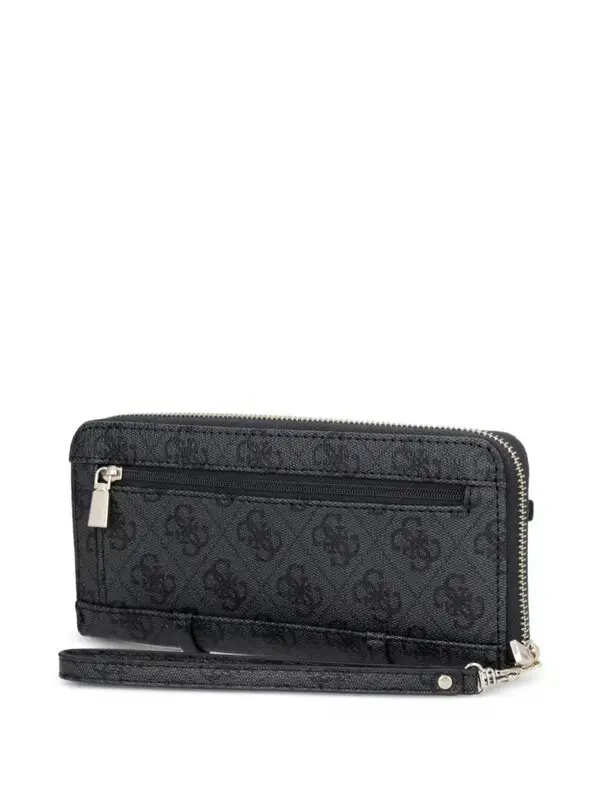 Guess Leona 4g-pattern Buckled Wallet