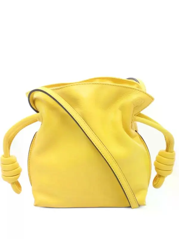 Loewe Mini Flamenco Bucket Bag - Yellow