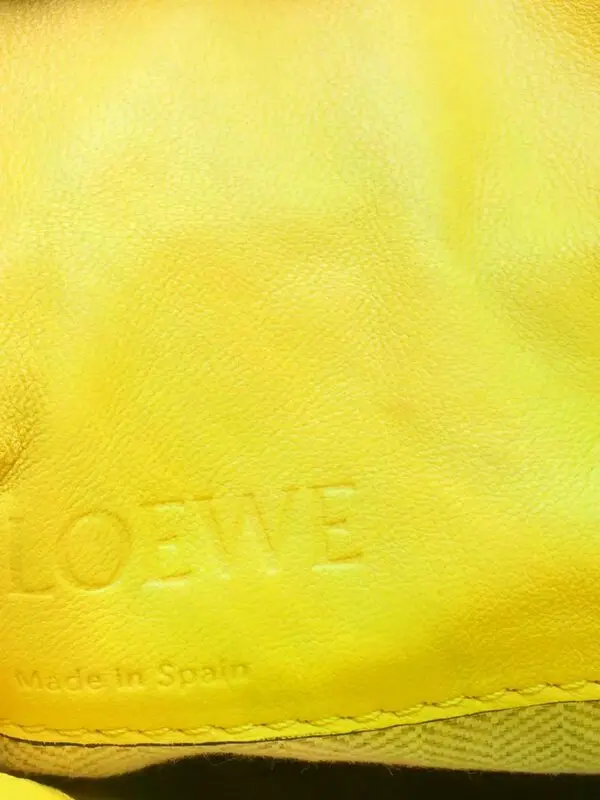 Loewe Mini Flamenco Bucket Bag - Yellow