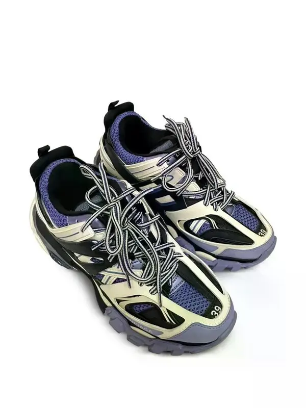 Balenciaga Track Lace-up Fastening Sneakers - Neutrals