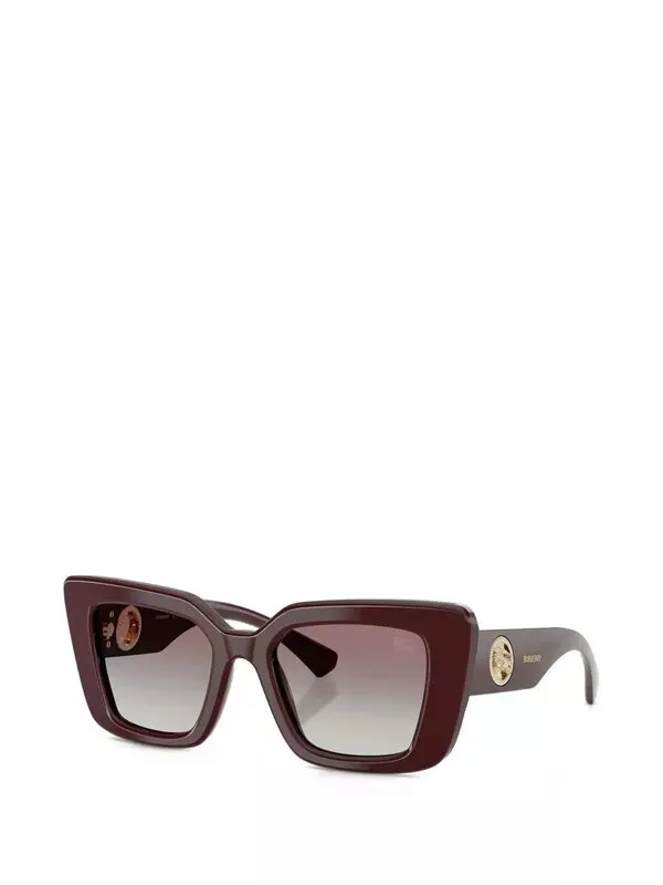 Burberry Logo-plaque Square-frame Sunglasses