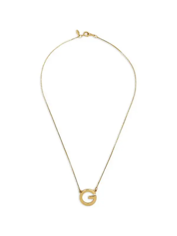 Givenchy Oval G Pendant Necklace