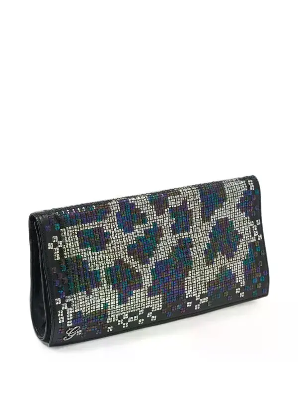 Gucci Sequin-embellished Flap Clutch Bag