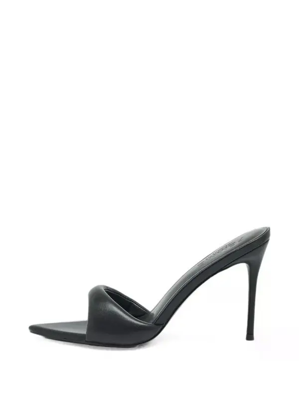 Femme La Pointed-toe Stiletto Heeled Sandals - Black