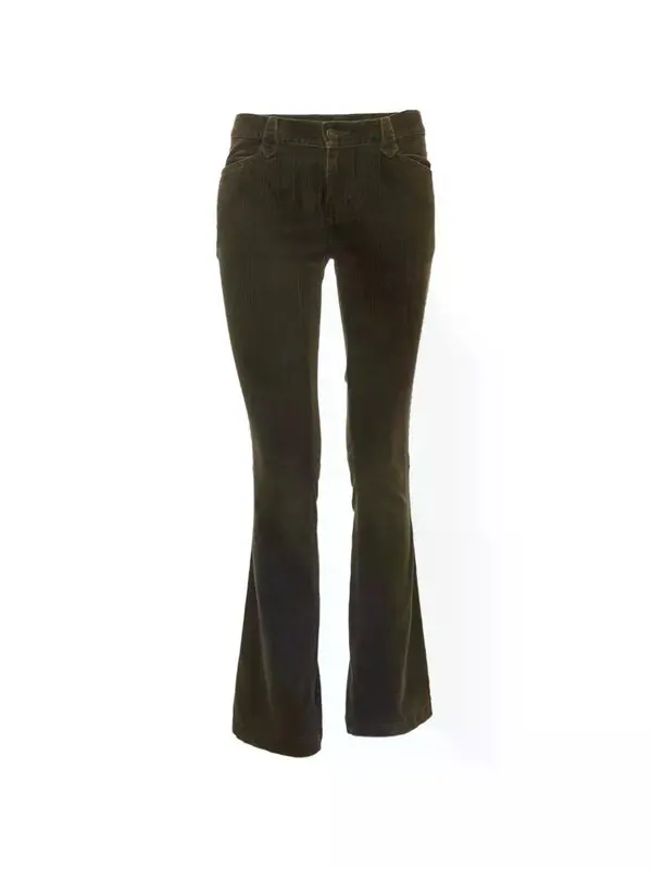 Ralph Lauren Corduroy Straight-leg Trousers - Green