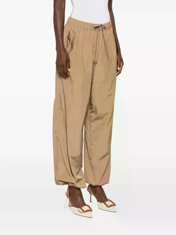 A.M.G. Drawstring Waist Gathered-cuff Trousers