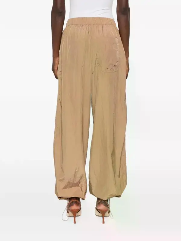 A.M.G. Drawstring Waist Gathered-cuff Trousers