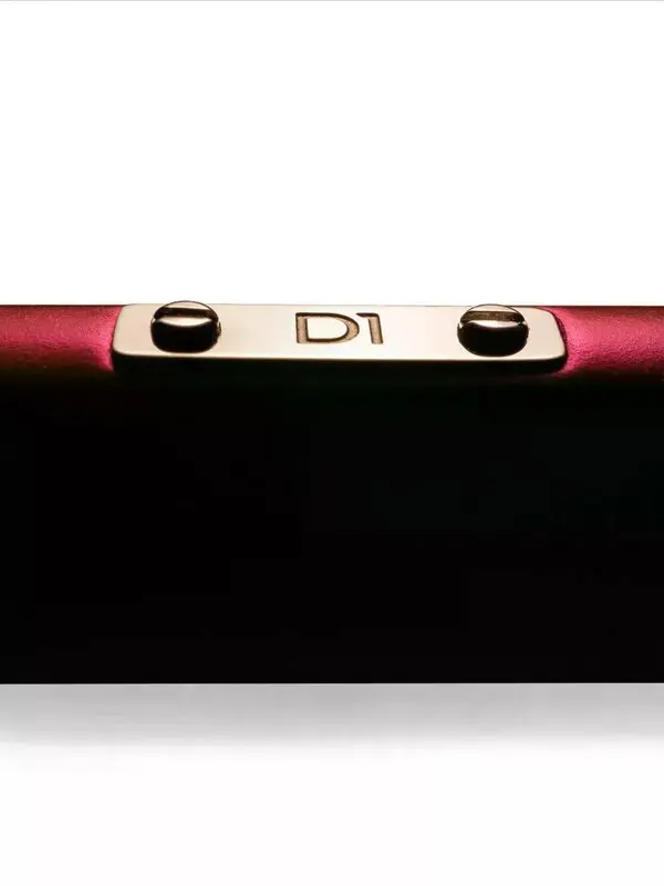 D1 MILANO Logo-plaque Stainless-steel Pen - Red