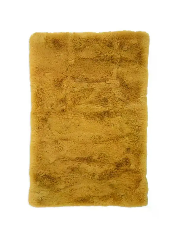 Guess Le Tapis Faux-fur Pet Mat - Yellow