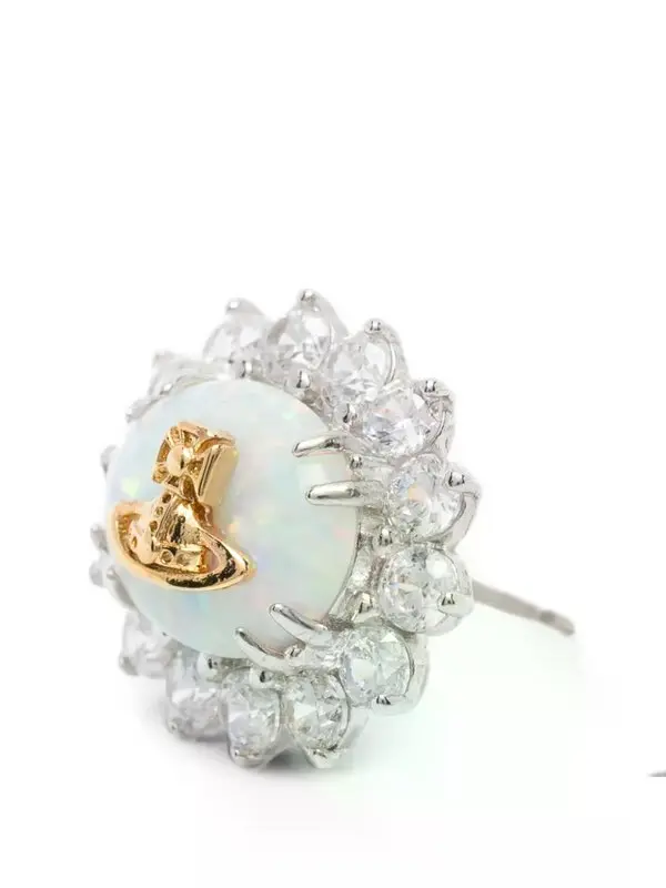 VIVIENNE WESTWOOD Annia Stud Earrings With Crystal Embellishment