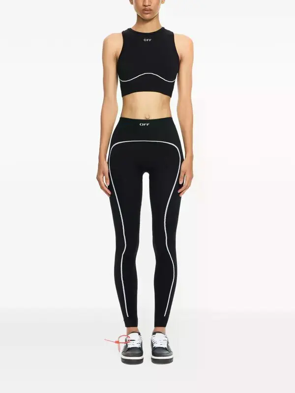 Off-White Off Stamp Seamless Crop Top