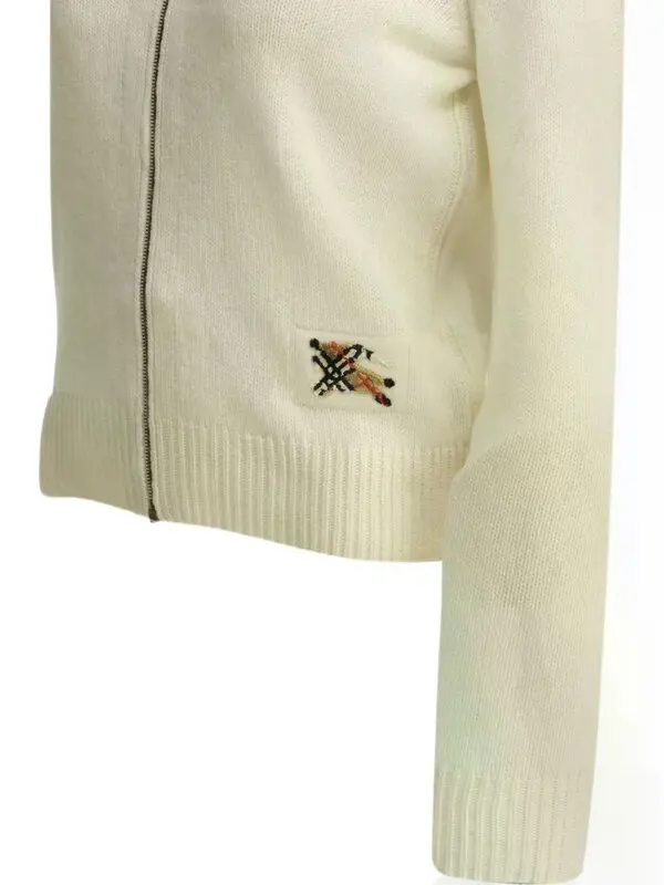 Burberry Jillian Zip-up Hooded Hoodie