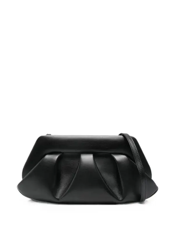 THEMOIRE Bios Ruched Tote Bag - Black