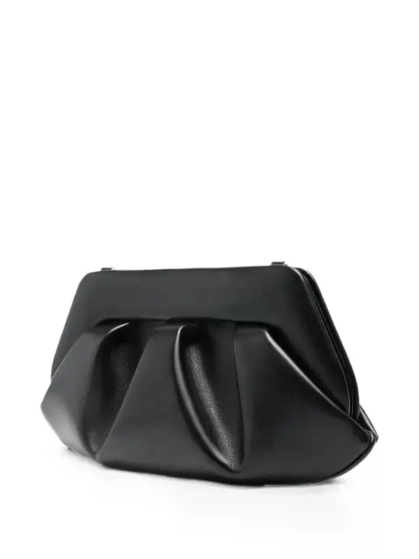 THEMOIRE Bios Ruched Tote Bag - Black