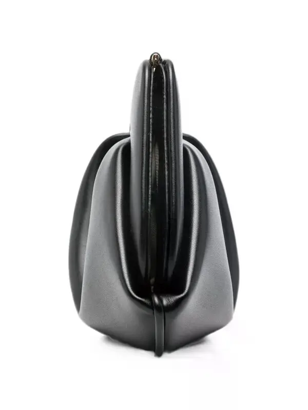 THEMOIRE Bios Ruched Tote Bag - Black