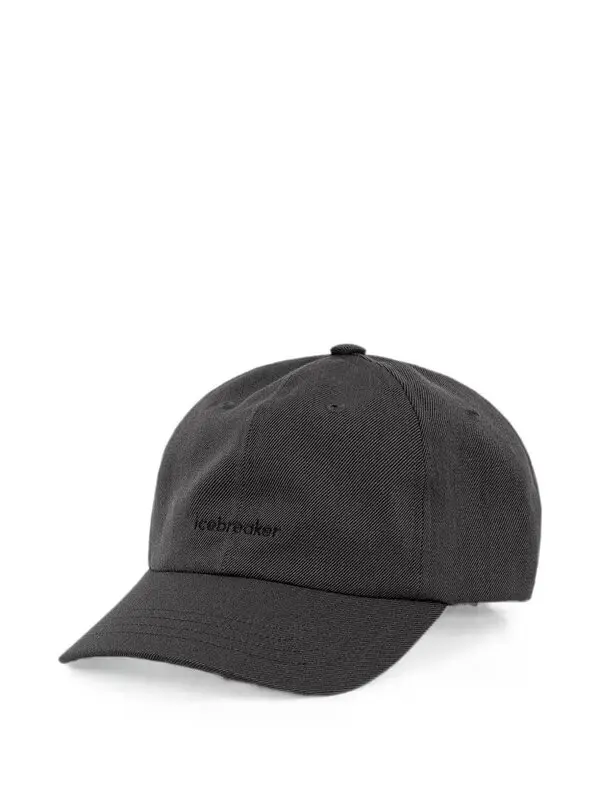 Icebreaker Logo Embroidered Baseball Cap - Grey