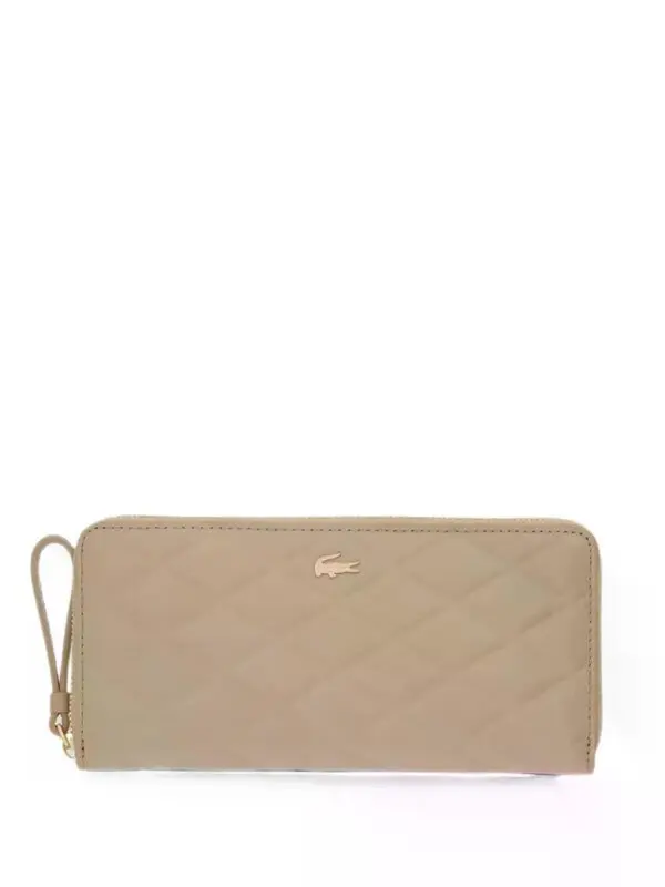 Lacoste Quilted Zip-around Wallet