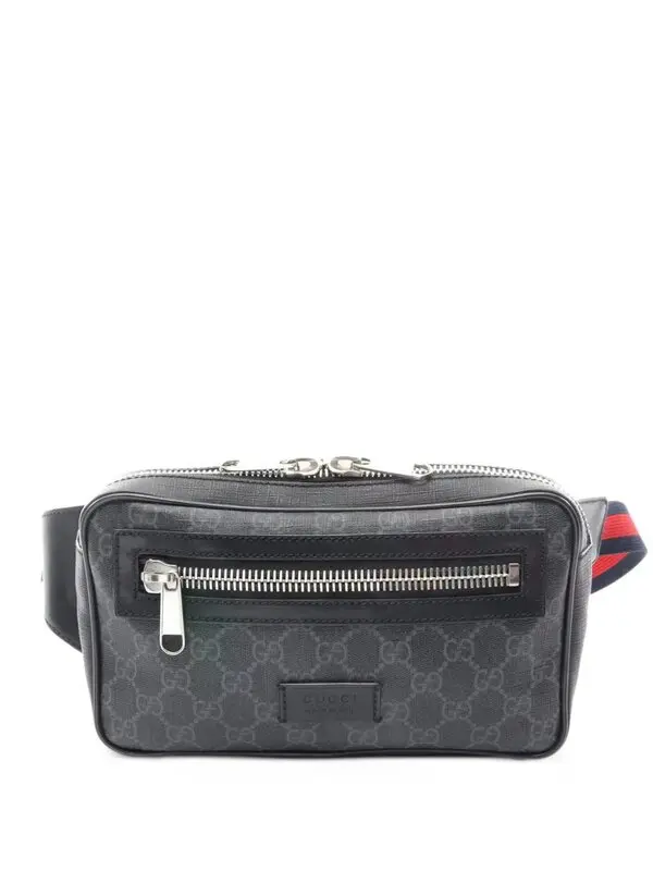 Gucci Gg Supreme Belt Bag - Grey