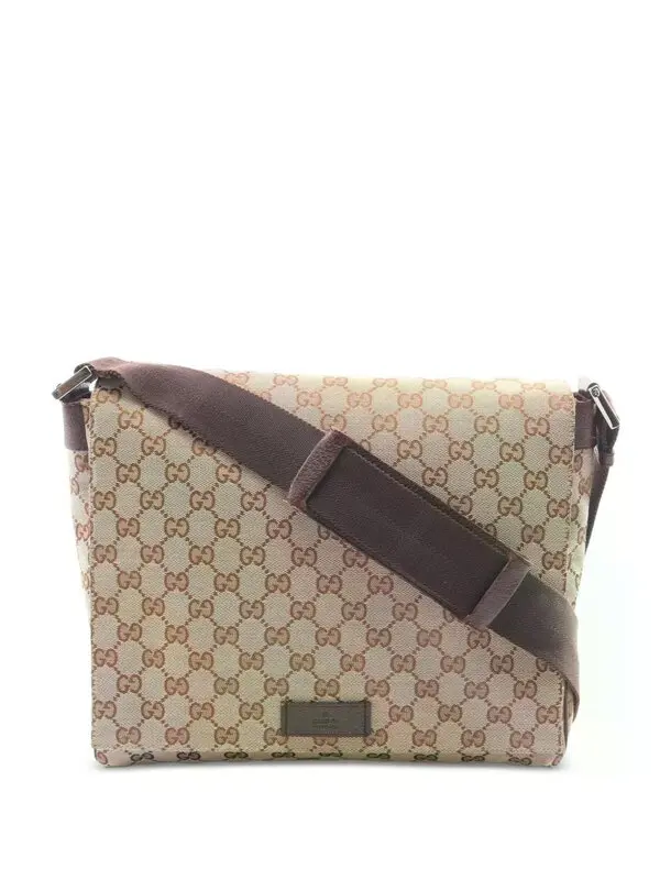 Gucci Gg Canvas Shoulder Bag - Neutrals