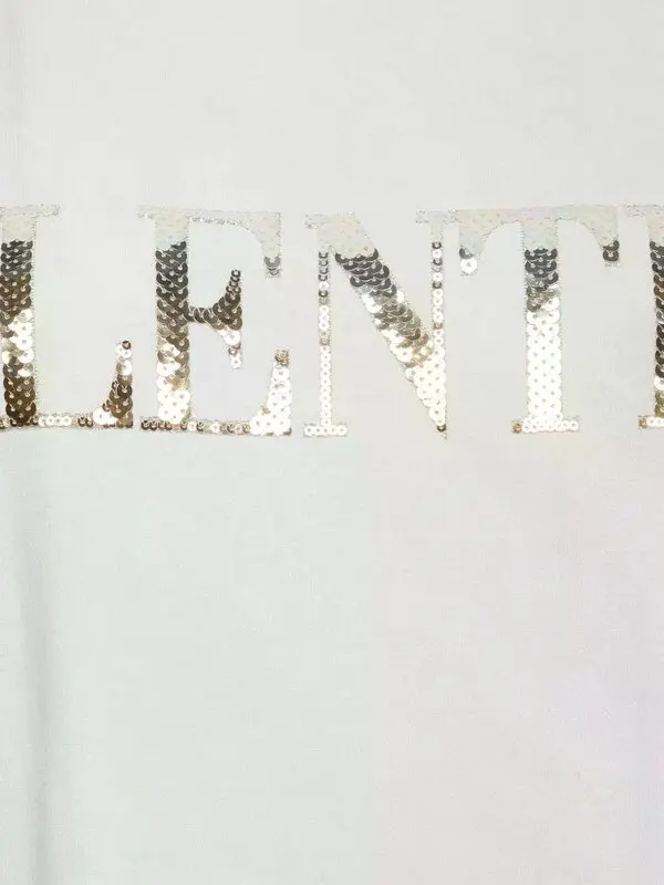 Valentino Garavani Sequined Logo Mini Dress