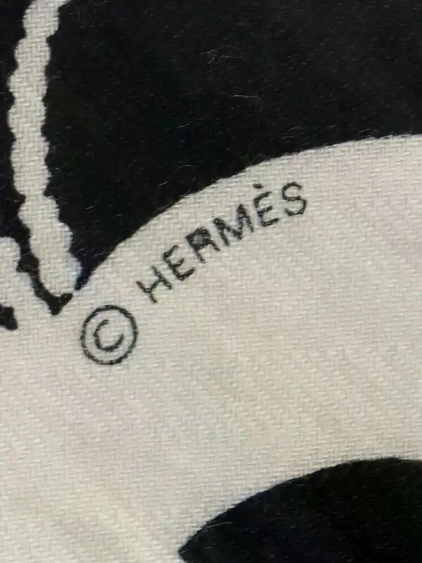 Hermès 2000s Brazil Tattoo Scarf - Neutrals