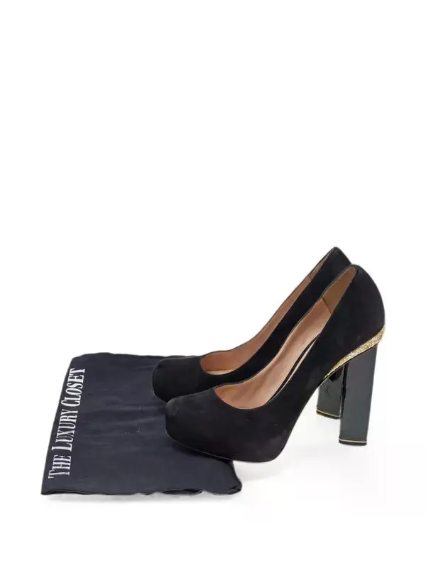NICHOLAS KIRKWOOD Suede Platform Pumps