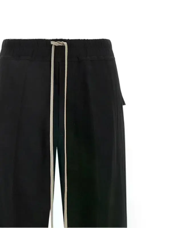 Rick Owens Dietrich Drawstring Wide Leg Trousers