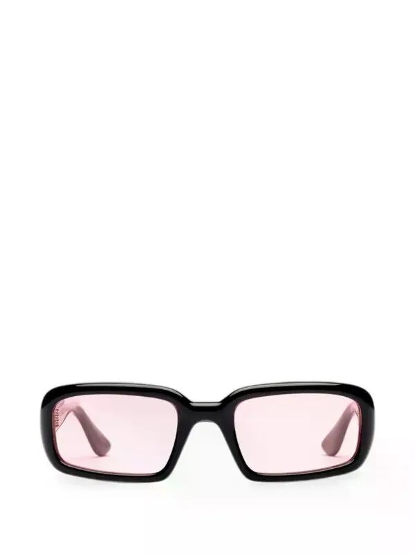 PORT TANGER Mektoub Rectangle-frame Sunglasses - Black