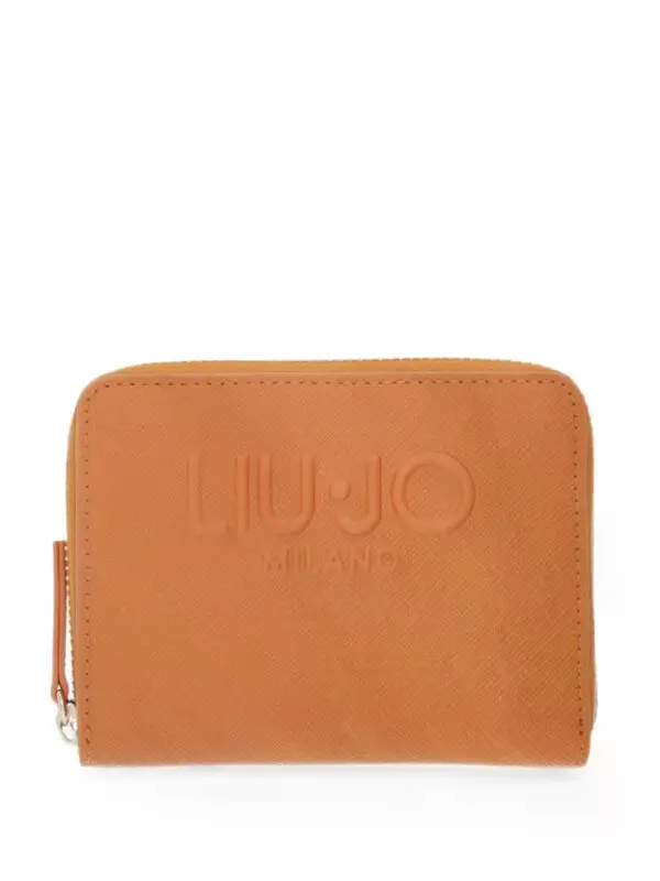 Liu Jo Medium Logo-debossed Wallet - Orange