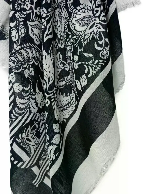 JOOP! Adalia Floral-print Logo-border Scarf
