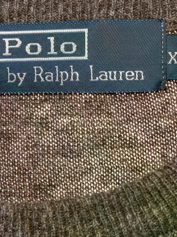 Polo Ralph Lauren Wool Crew Neck Knit Sweater - Brown