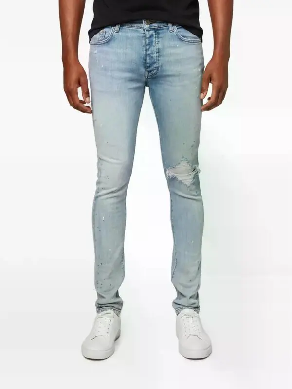 Amiri Distressed Slim-fit Jeans